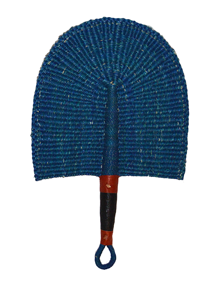 BOLGA FAN, handwoven fan/wallart from Ghana
